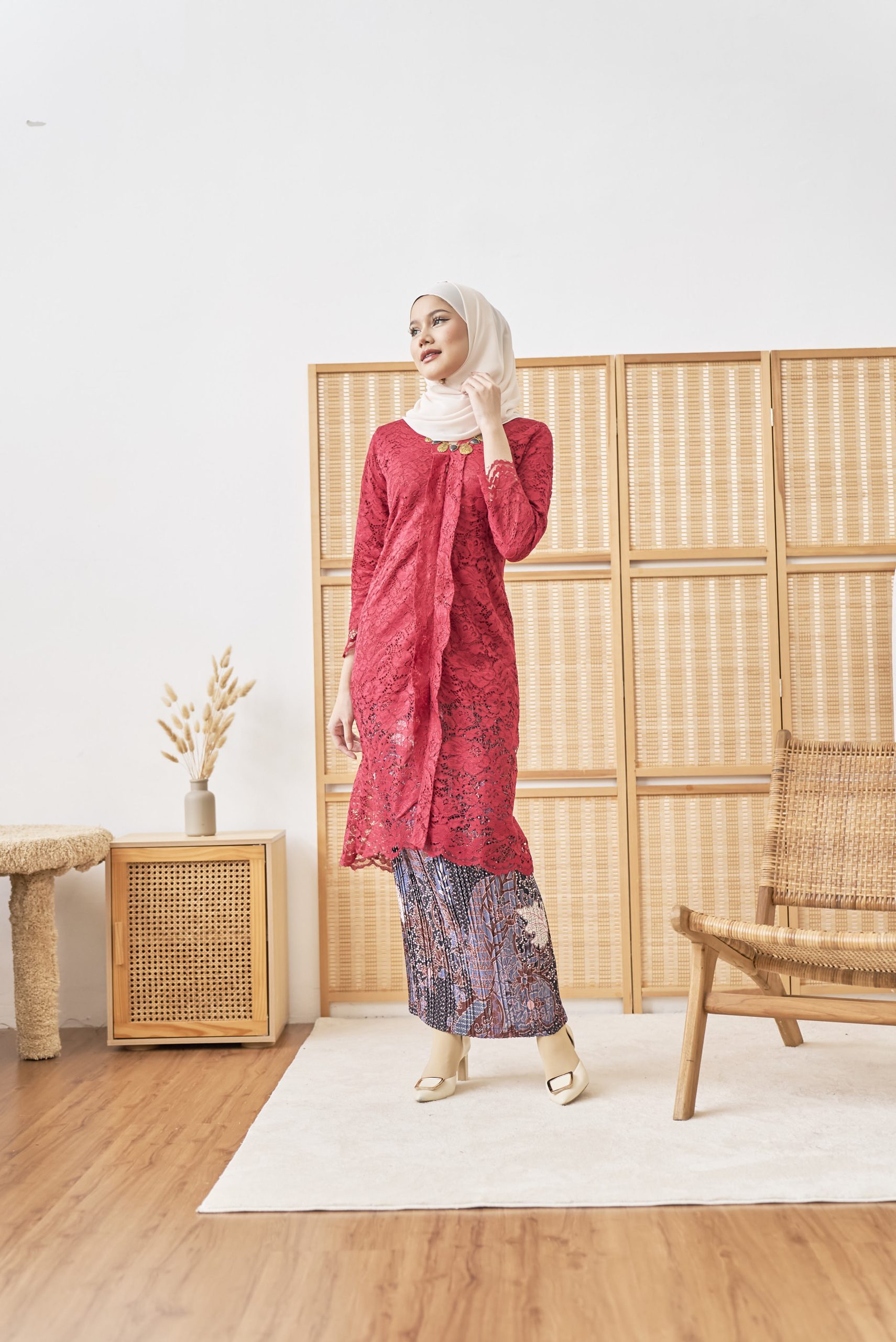 Aaliyah - Maroon Red - Fia Exclusive