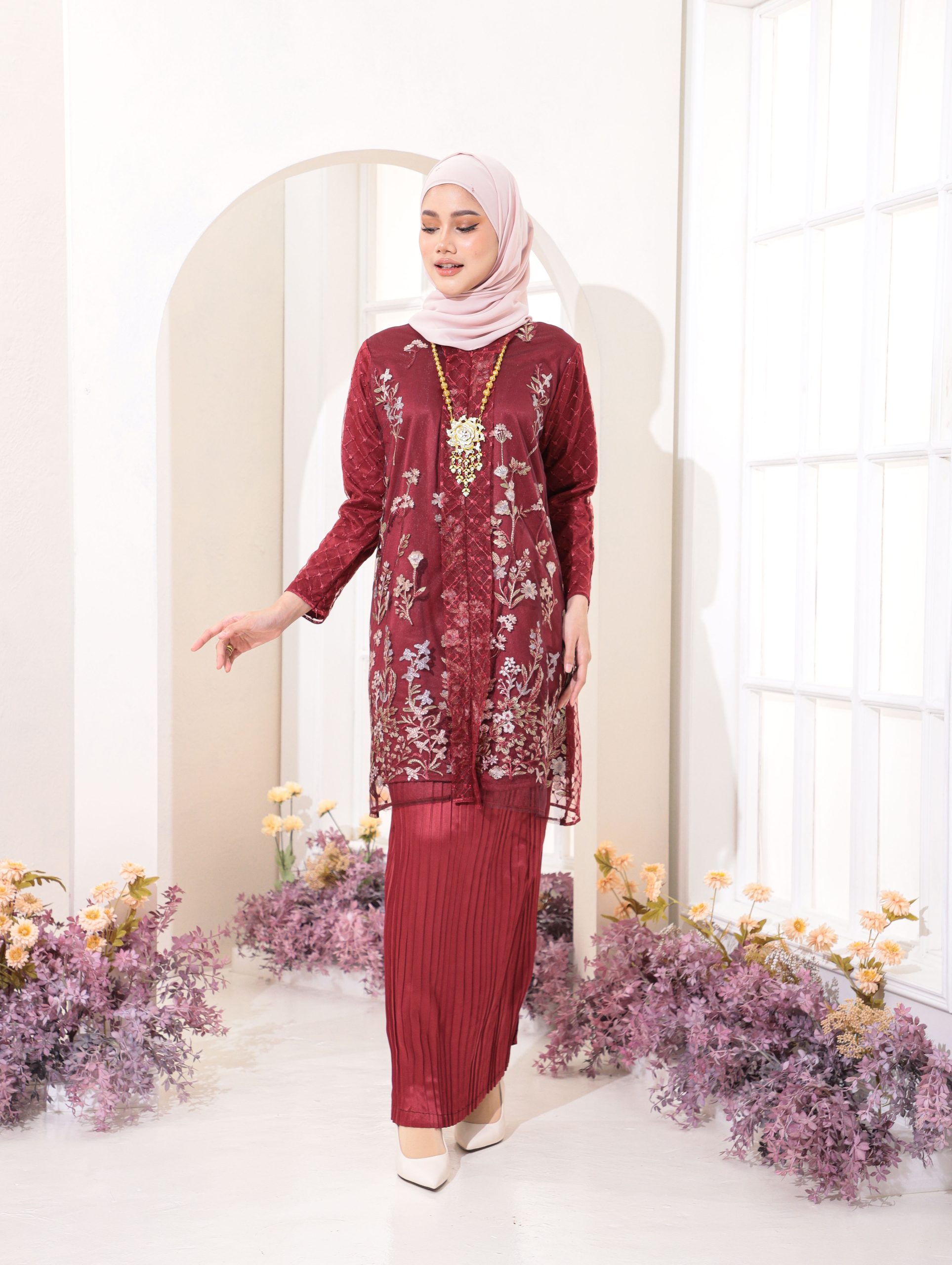 Sumaira - Maroon - Fia Exclusive